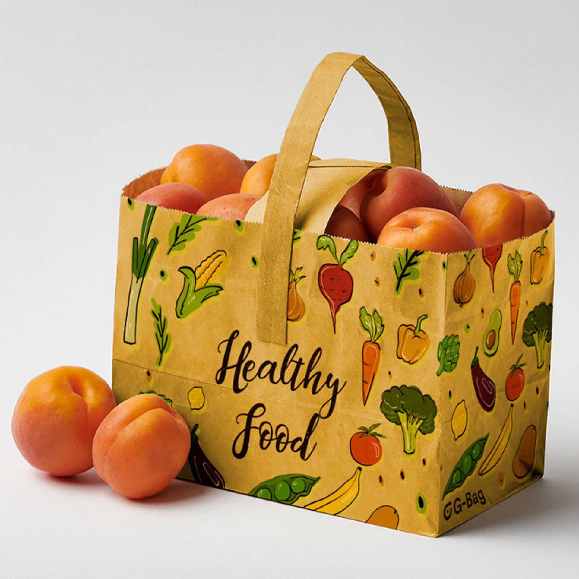 G Bags | Paper Bags With Handle For Fruits & Vegetables